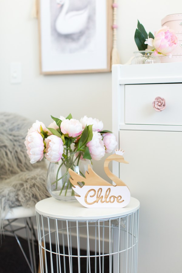 Chloe’s Room Make Over – Swan Princess – This Sweet Life