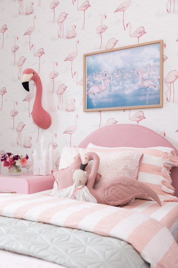 Pink Flamingo Themed Girls Bedroom – This Sweet Life