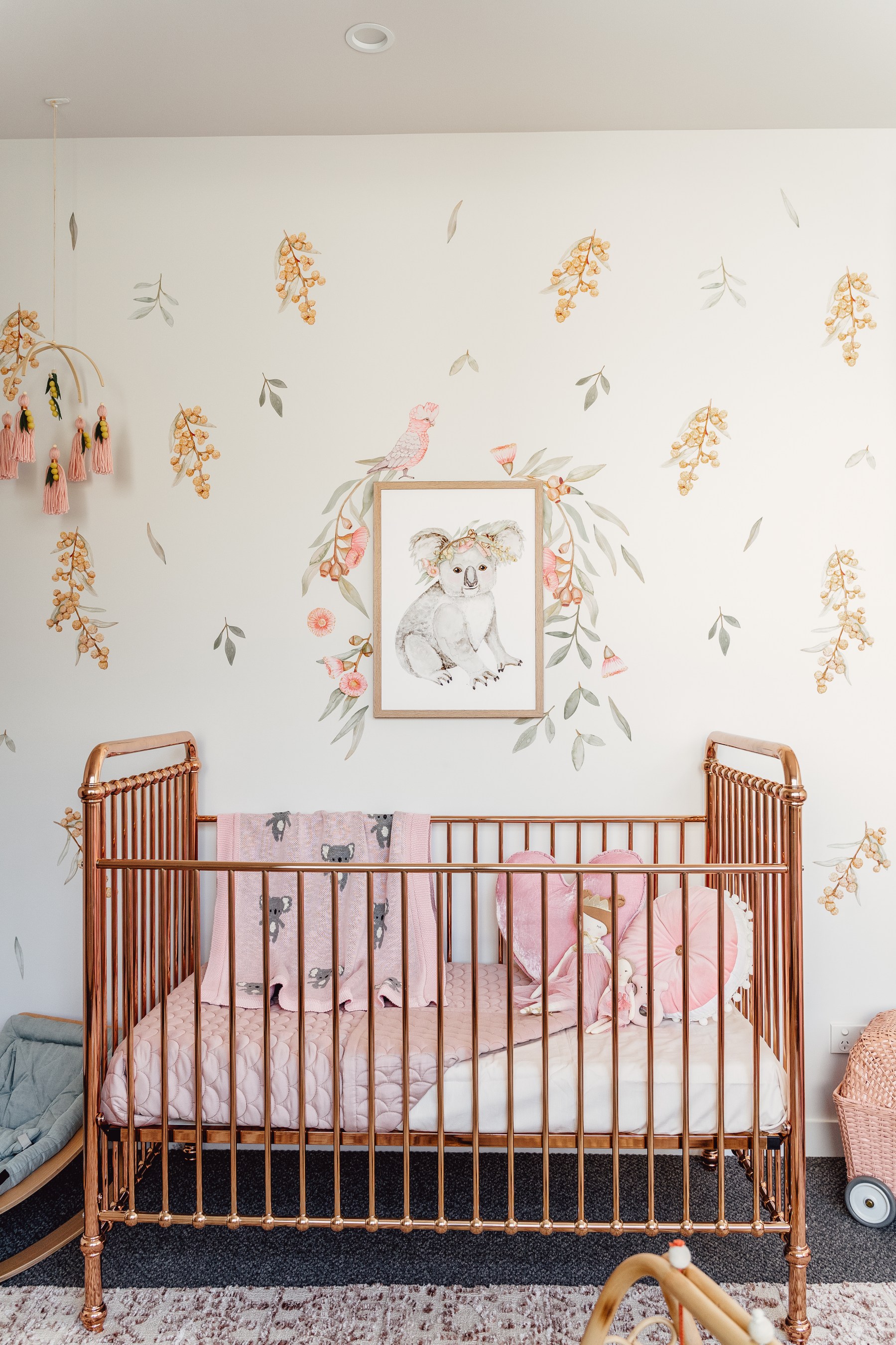 Australia Themed Baby Girls Nursery - This Sweet Life