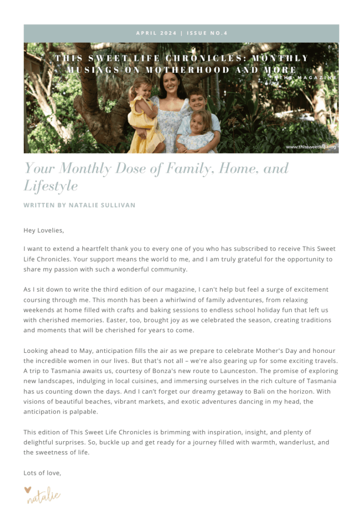 Welcome to This Sweet Life Chronicles Magazine! – This Sweet Life