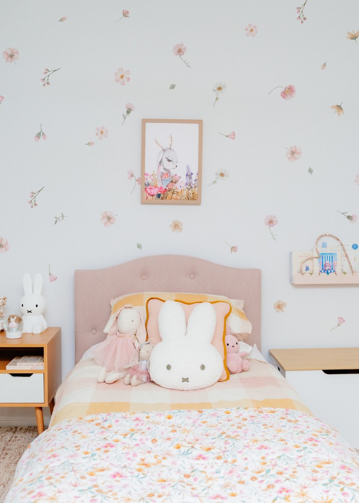 A Dreamy Floral Haven: Rosie's Big Girl Room Makeover - This Sweet Life